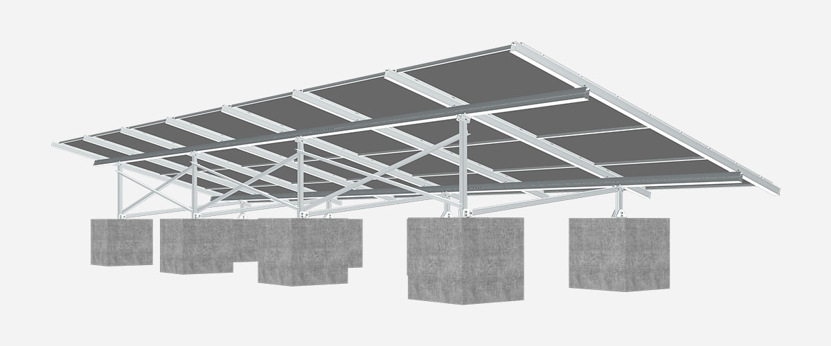 Ground Solar Racking System GT6 | Mibet Energy