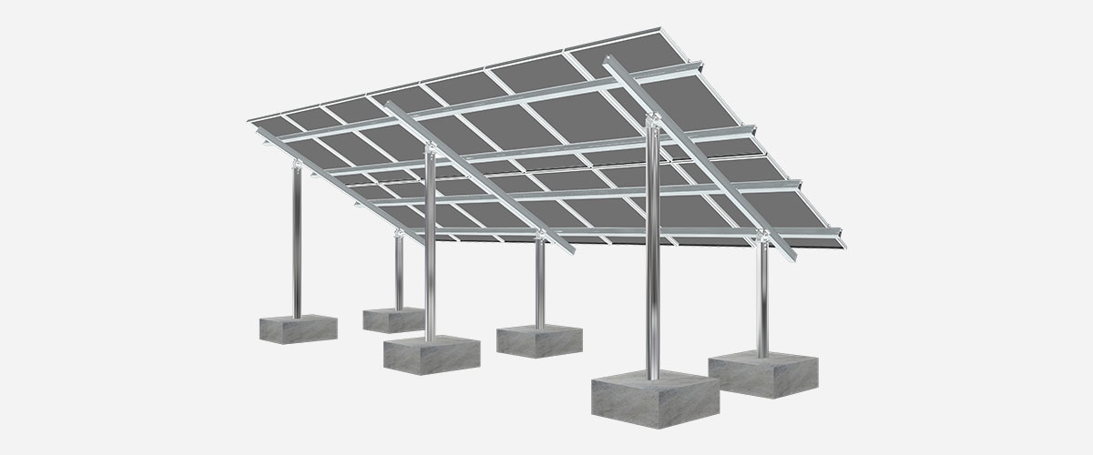 Ground Solar Racking System GT8 | Mibet Energy