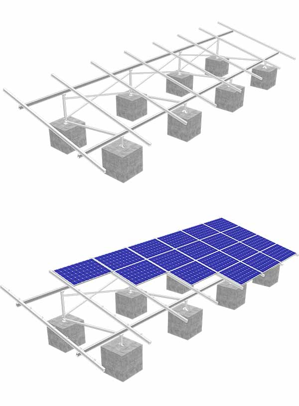 Ground Solar Racking System GT6 | Mibet Energy