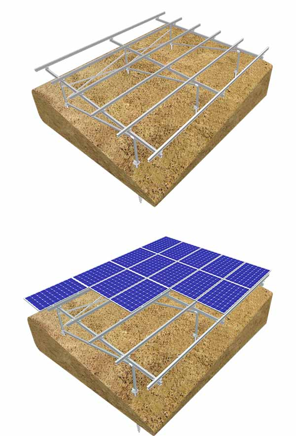 Slope Ground Solar Mounting System | Mibet Energy