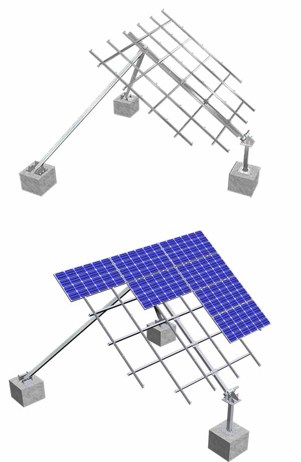 Smart Tilt Single Axis Solar Tracker | Mibet