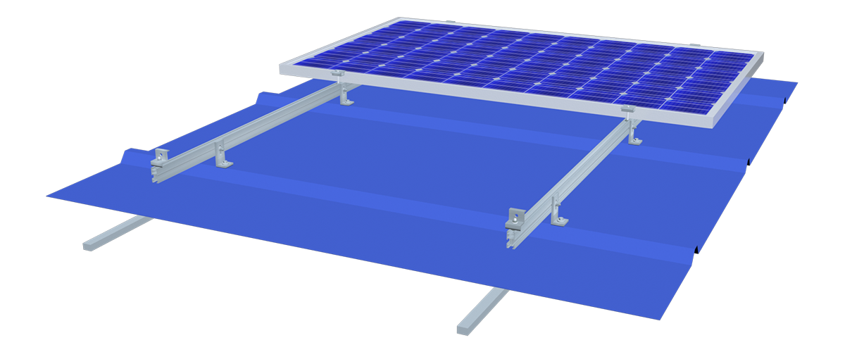 T-slot Rail H45 for Metal Roof PV Mounting System
