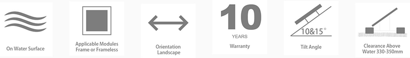 Floating Solar Mounting System G4N+ | Mibet Energy