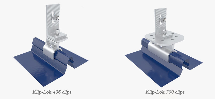 Klip-Lok Roof Non-Penetrating Mounting Clips | Mibet Energy